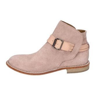 Moma Moma, Femme, Chaussures, Rose, Taille: 37 EU Bottines Vintage en Daim