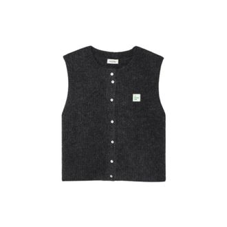 American Vintage Femme, Pulls, Gris, Taille: 42 FR Tricots