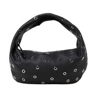 Khaite Leder Clutch mit &Ouml;sen-Detail - - Bags - Damen - Schwarzk - ONE SIZE