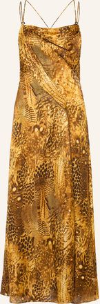 AllSaints Allsaints Satinkleid Claire Mit Seide gold