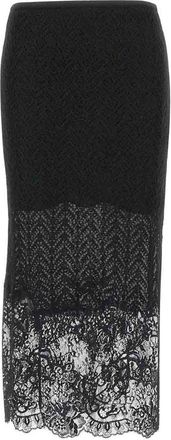 be Blumarine Jupe Midi - Noir