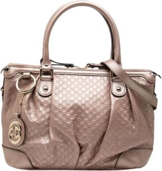 Gucci Pre-owned Sukey Satchel - Femme - Pre-owned - Rose - Taille: ONE Size