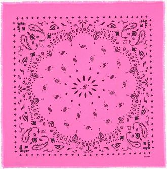 Kujten Grand bandana cachemire imprim&eacute; - Grand Bandana Hachiko