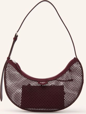 Alaia Ala&iuml;a Schultertasche Demi Lune rot