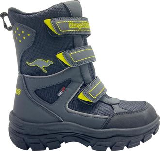 Kangaroos Herren K-Mj Ron RTX Fx Schneestiefel, Jet Black/Lemon Chrome, 36 EU
