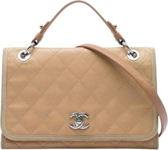 Chanel Pre-owned Sac bandouli&egrave;re matelass&eacute; - Femme - Pre-owned - Beige - Taille: ONE Size