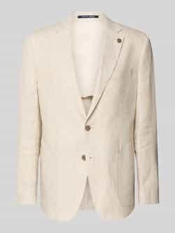 Christian Berg Regular Fit Sakko aus reinen Leinen mit Reverskragen