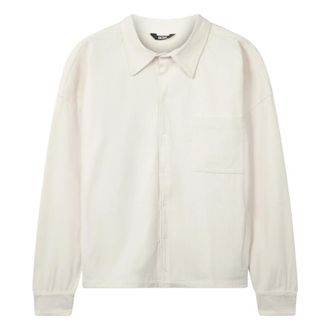 GCDS Gcds - Surchemise en velours c&ocirc;tel&eacute; - Homme - Vestes - Beige - Taille: L