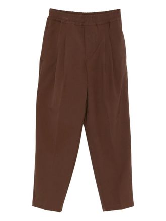 Yes London Hose mit elastischem Bund - Braun