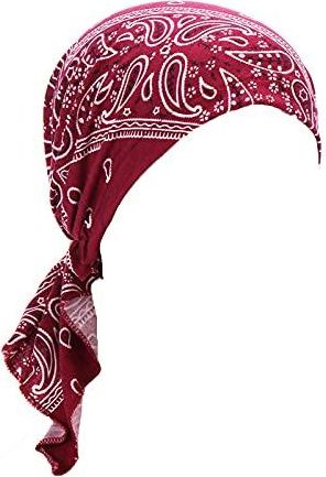 Generic Blingko Foulard Cheveux Femme Noir,Turban Casquettes Foulard Cheveux Femme Chimio Chapeau Chimioth&eacute;rapie Bandeau Imprim&eacute; Foulard Bandana Bonnet Turban