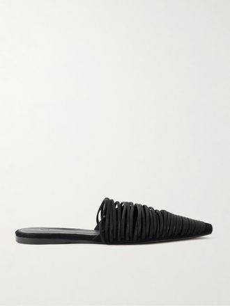 Tove Mules En Daim &Agrave; Finitions En Corde Kenly - Noir