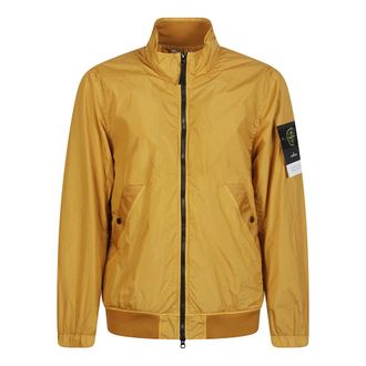 Stone Island Homme, Vestes, Jaune, Taille: M Crinkle Reps NY Jacket