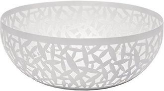 Alessi MSA04/21 W Cactus, Obstschale aus Stahl, super wei&szlig;