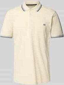 Christian Berg Poloshirt mit Label-Stitching