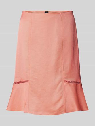 HUGO BOSS Knielanger Rock in unifarbenem Design Modell Vileina