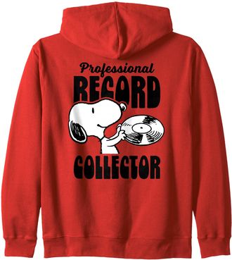 Peanuts Snoopy Pro Schallplattensammler Kapuzenjacke