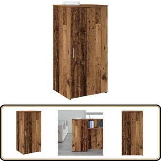 vidaXL Lagerschrank Altholz-Optik 50x45x103,5 cm Holzwerkstoff - Vidaxl