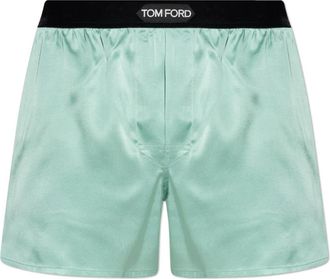 Tom Ford Homme, Sous-v&ecirc;tements, Vert, Taille: M Boxers en Soie