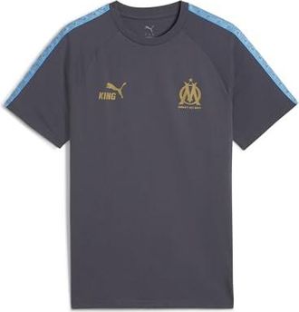 Puma T-Shirt King Olympique de Marseille Homme XXL, Galactic Gray Luminous Blue