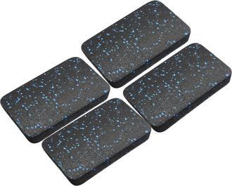 Generico 4 x Laufband-Pads, rutschfest, doppelseitig, Anti-Vibration für Laufband, Gehhilfe, Heimtrainer, Schutz für Holzböden, robuste Gummipolsterung