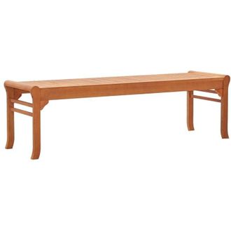 vidaXL Gartenbank 3-Sitzer 150 cm Massivholz Eukalyptus vidaXL