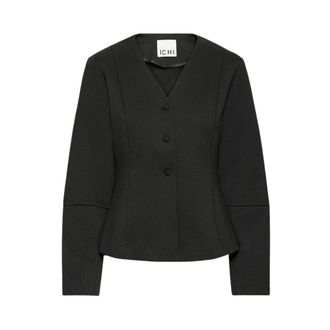 Ichi Ichi, Damen, Jacken, Schwarzk, LGr&ouml;&szlig;e