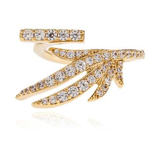 Ferragamo Femme, Accessoires, Jaune, Taille: 52 MM An Piuma SMA Ring