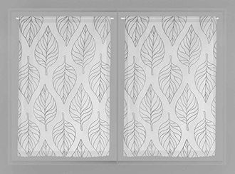 Soleil d'Ocre Paar von gebrochen Vize Grau (Maud), Polyester, 2X 60x120 cm