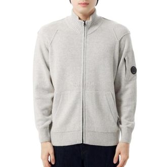 C.P. Company Full-Zip-Pullover - - Sweatshirts & Hoodies - Herren - Grau - M