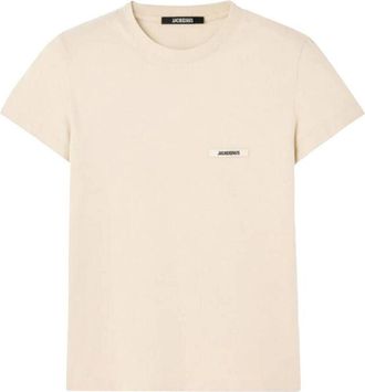 Jacquemus Damen T-Shirt aus Baumwolle GROS GRAIN MC