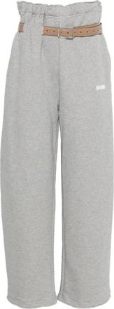 Magliano Homme, Pantalons, Gris, Taille: S Pantalon Ceintur&eacute; en Coton