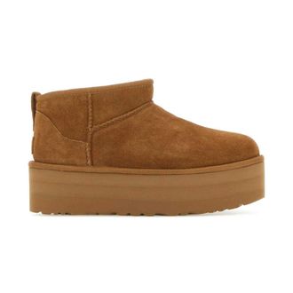 UGG Botte plateforme Classic Ultra Mini - Femme - Chaussures - Beige - Taille: 41 EU