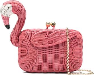 Serpui Serpui, Femme, Sacs, Rose, Taille: ONE Size Flamingo Clutch