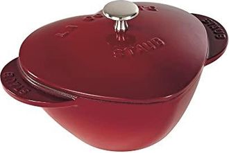 Staub Cocotte en Fonte, Coeur, Ø 20 cm, 1,75 L, Cerise