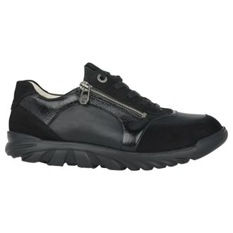 Ganter Weite Passform Schwarzer Leder Sneaker - - Shoes - Damen - Schwarzk - 37 1/2 EU