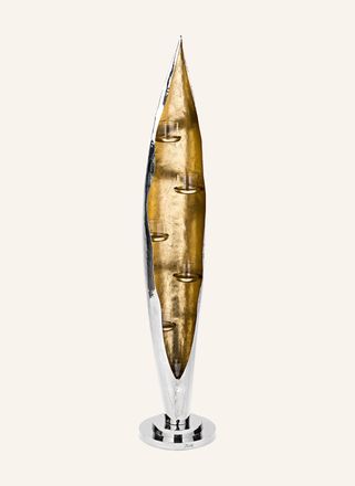 Fink Windlicht Mit Glas, 6-Flammig Cava silber