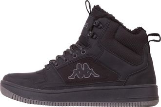 Kappa Herren Sneaker Schuhe High Top gefüttert Stylecode 243046FUR 1111 schwarz, Schuhgröße:45 EU