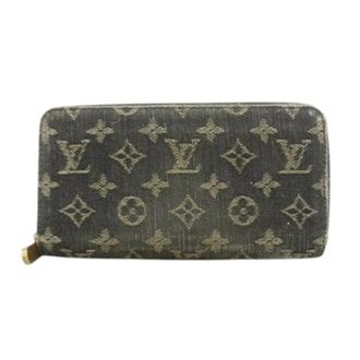 Louis Vuitton unisex, Pre-owned, Noir, Taille: ONE Size Portefeuille long vintage doccasion (bi-pli)
