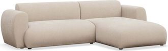 Selsey Selsey Emia - L-Form Ecksofa mit Schlaffunktion, pflegeleichte Chenille, rechts ausgerichtet, Creme