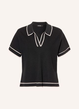 Marc Aurel Marc Aurel Strick-Poloshirt schwarz