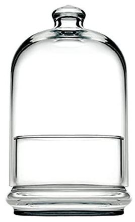 Pasabahce Midi Patisserie en verre avec d&ocirc;me, 11,5 x 19 H cm, Glass, multicolore