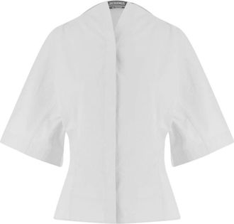 Jacquemus Femme, Blouses et Chemises, Blanc, Taille: 38 FR Jacquemus Chemises White