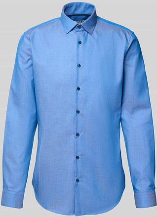 Jake*s Slim Fit Business-Hemd mit Knopfleiste