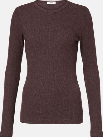 A Gold E Longsleeve Delphi aus Jersey