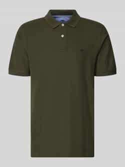 Fynch-Hatton Regular Fit Poloshirt mit Label-Stitching