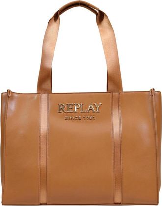 Replay Femme, Sacs, Brun, Taille: ONE Size Grand sac fourre-tout