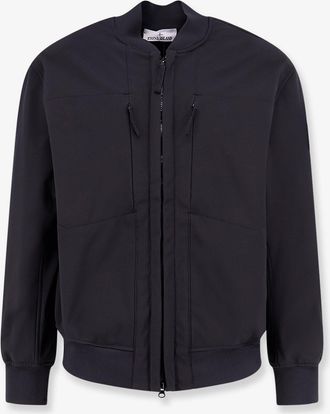 Stone Island Technical fabric jacket with iconic side logo patch - STONE ISLAND - gender_Man