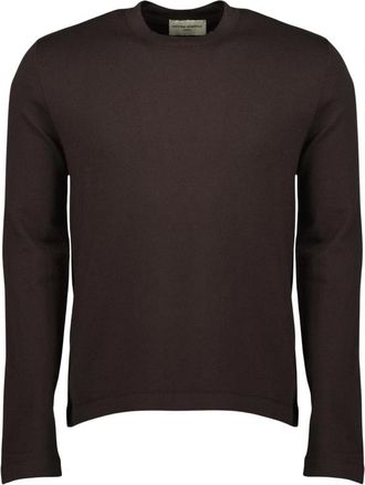 Officine Générale Homme, Pulls, Brun, Taille: M Tricot Ras du Cou