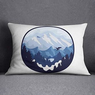 Bonamaison Le Jardin du Lin Kissenbezüge, Cotton, Multicolor, 35x50