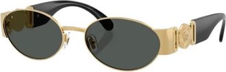 Versace Homme, Accessoires, Jaune, Taille: 56 MM Lunettes de soleil